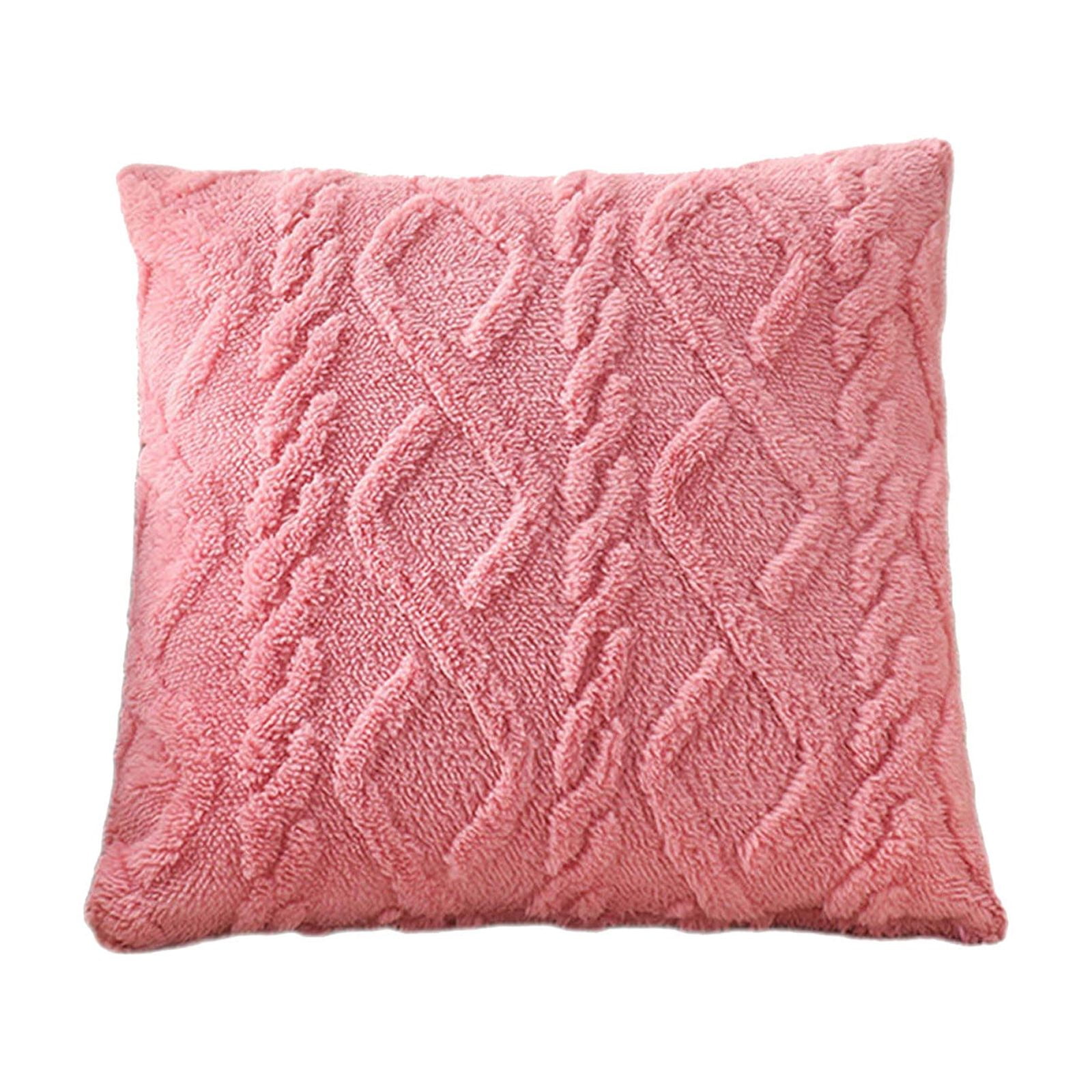 Bfogop Decorative Throw Pillow Covers 15*15 Inches ,Knitted Pattern ...