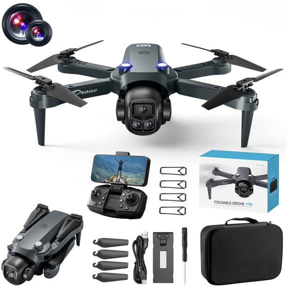 Bfogop Foldable 1080P FPV Drone with WiFi APP Control, Altitude Hold ...