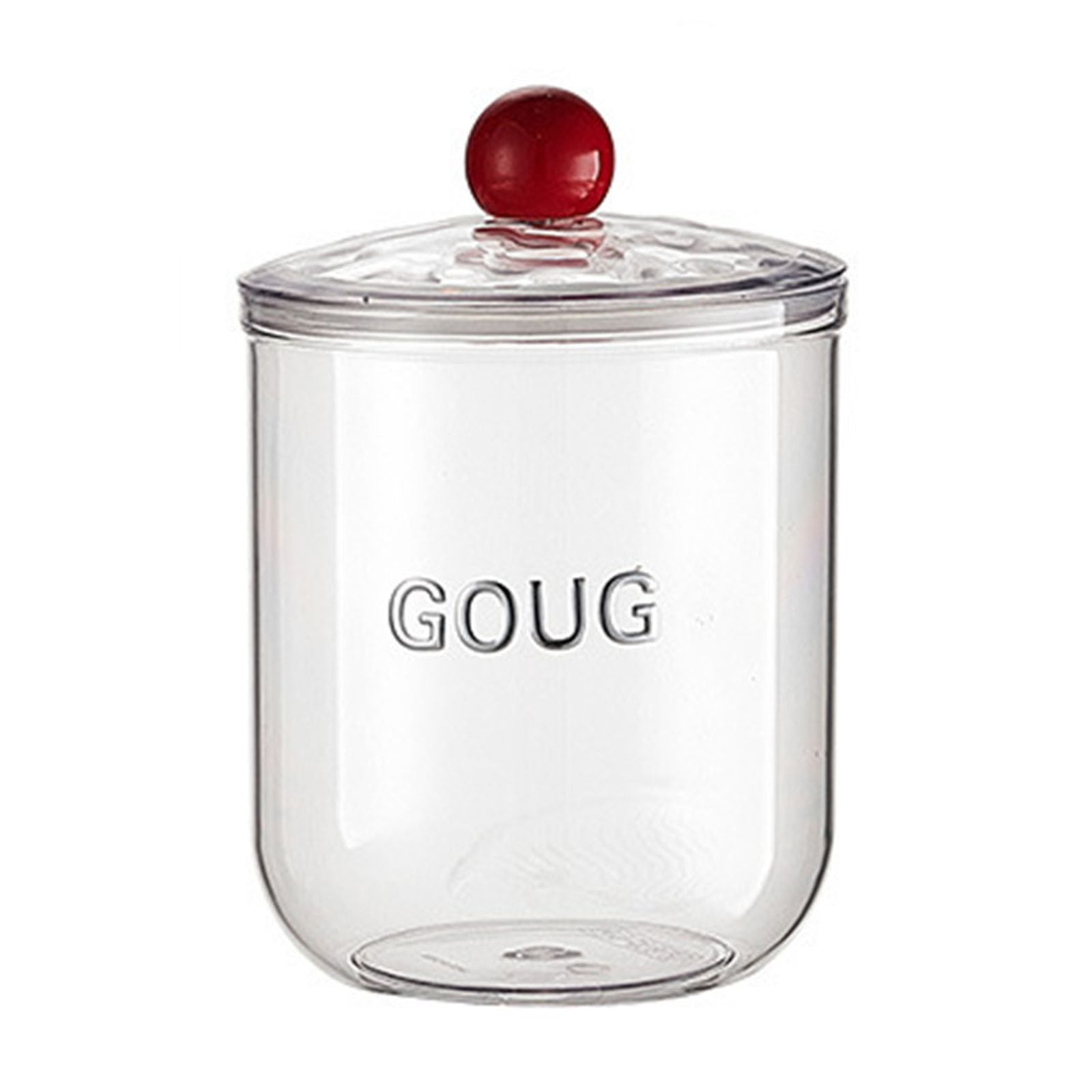 Bfogop Glass Canister Food Storage Jar - Storage Container with Clear ...