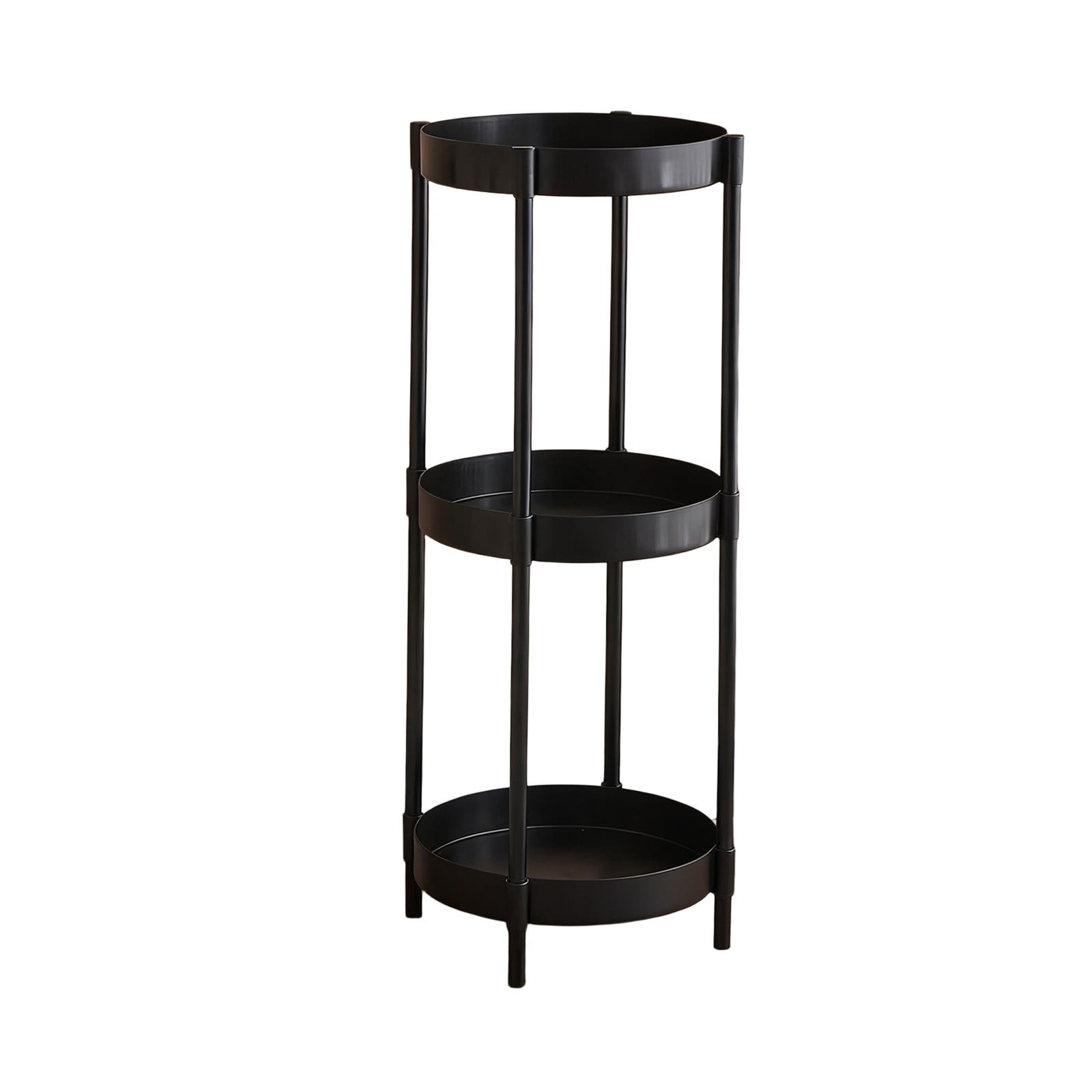 Bfogop Plastic Indoor Plant Stand 35 Inch Tall 3 Tier corner shelf ...