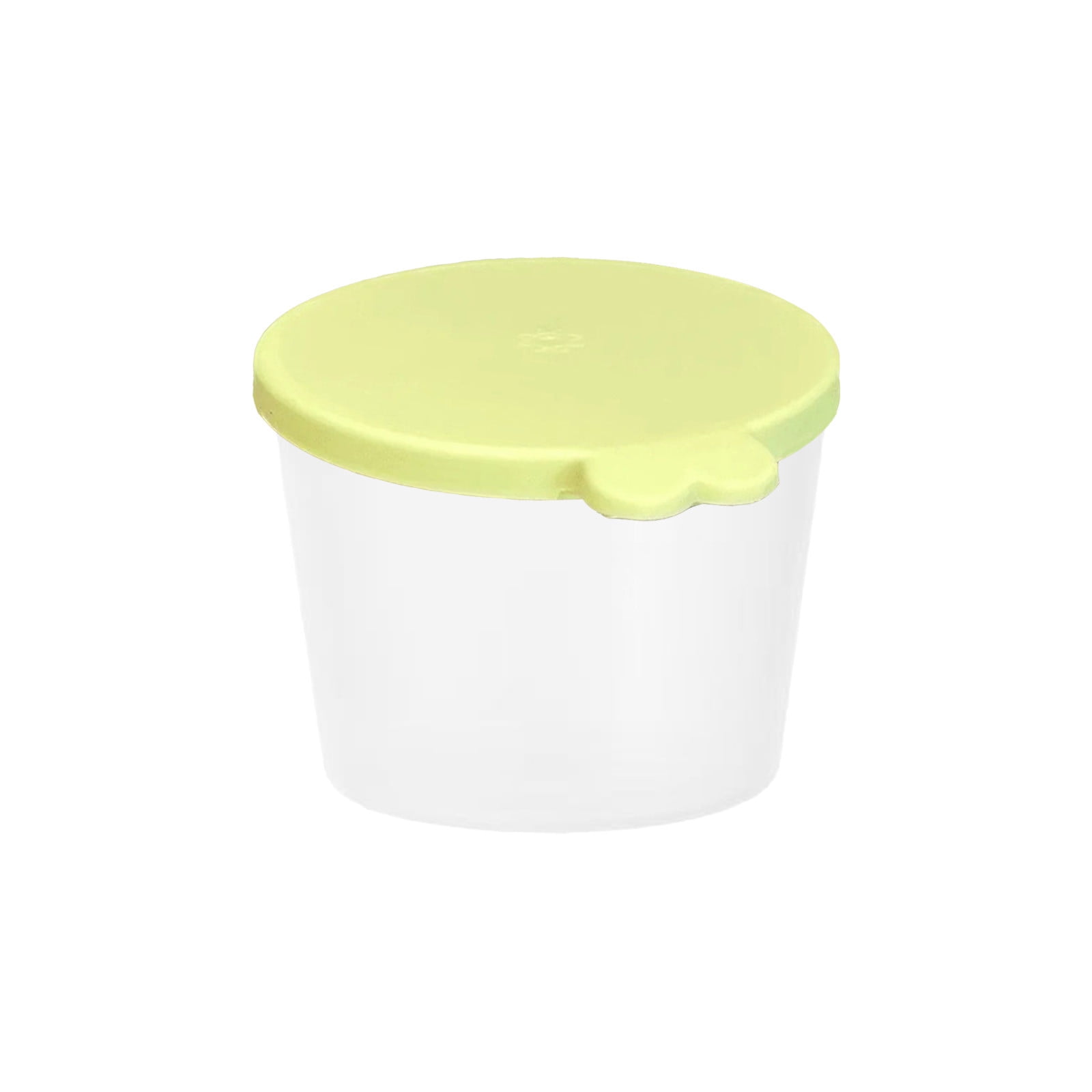 Bfogop Plastic Jars with Lids, Empty Wide-Mouth Jars with Lids ...