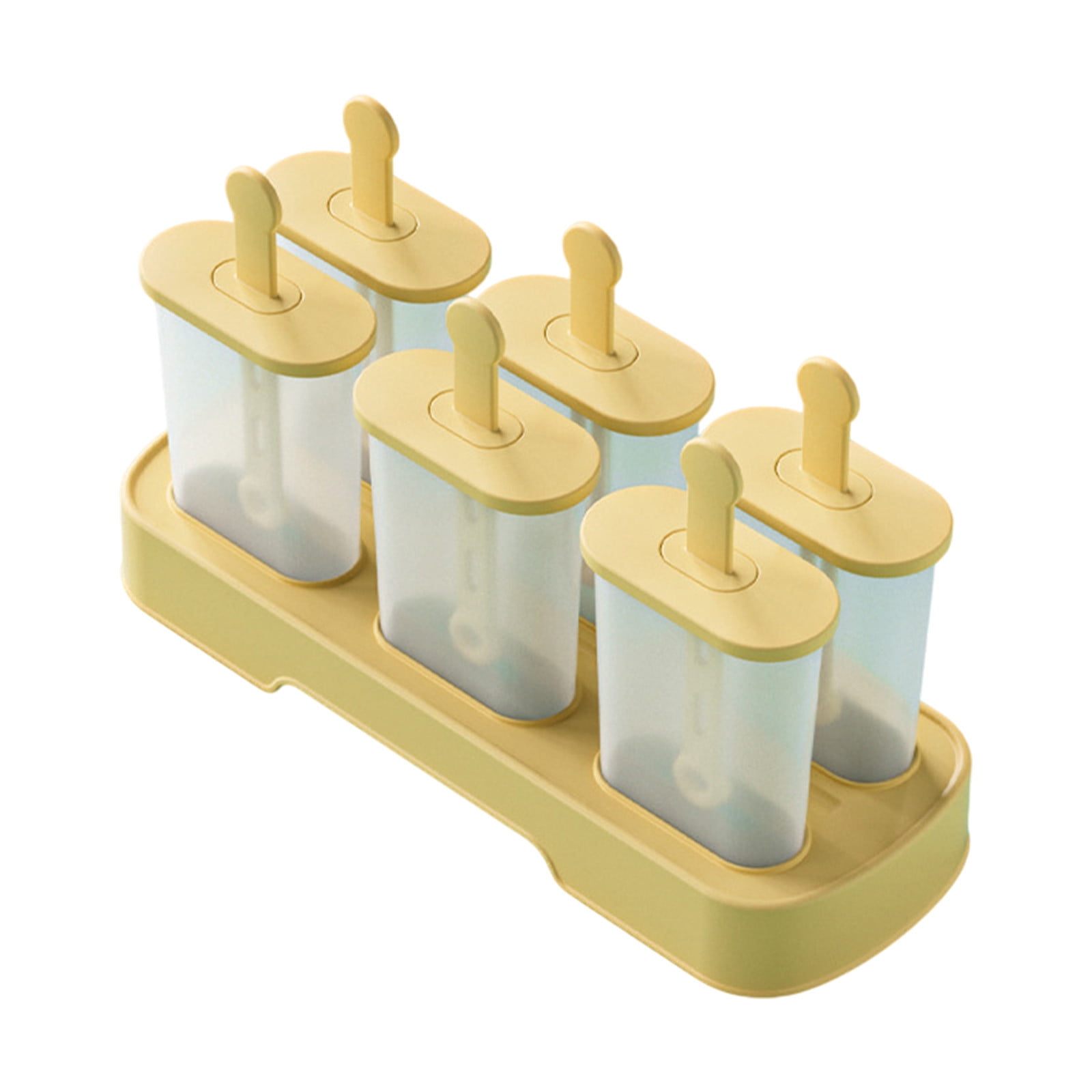 Bfogop Popsicle Molds Set 6 Pieces Ice Popsicle Maker-BPA Free,Easy ...