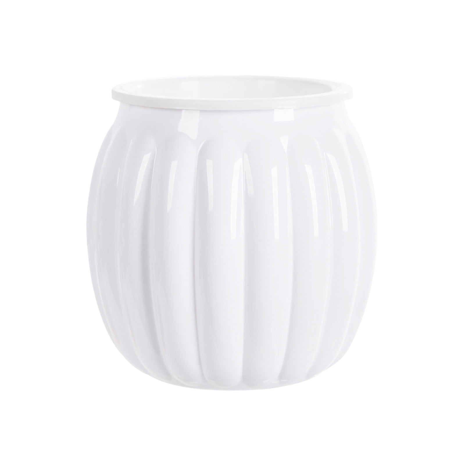 Bfogop Round Plastic Flower Pots for Indoor Plants, Transparent ...