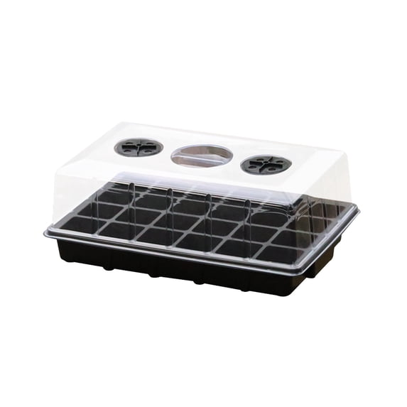 Bfogop Seed Starter Tray Kits with Humidity Dome, Plastic Germination ...