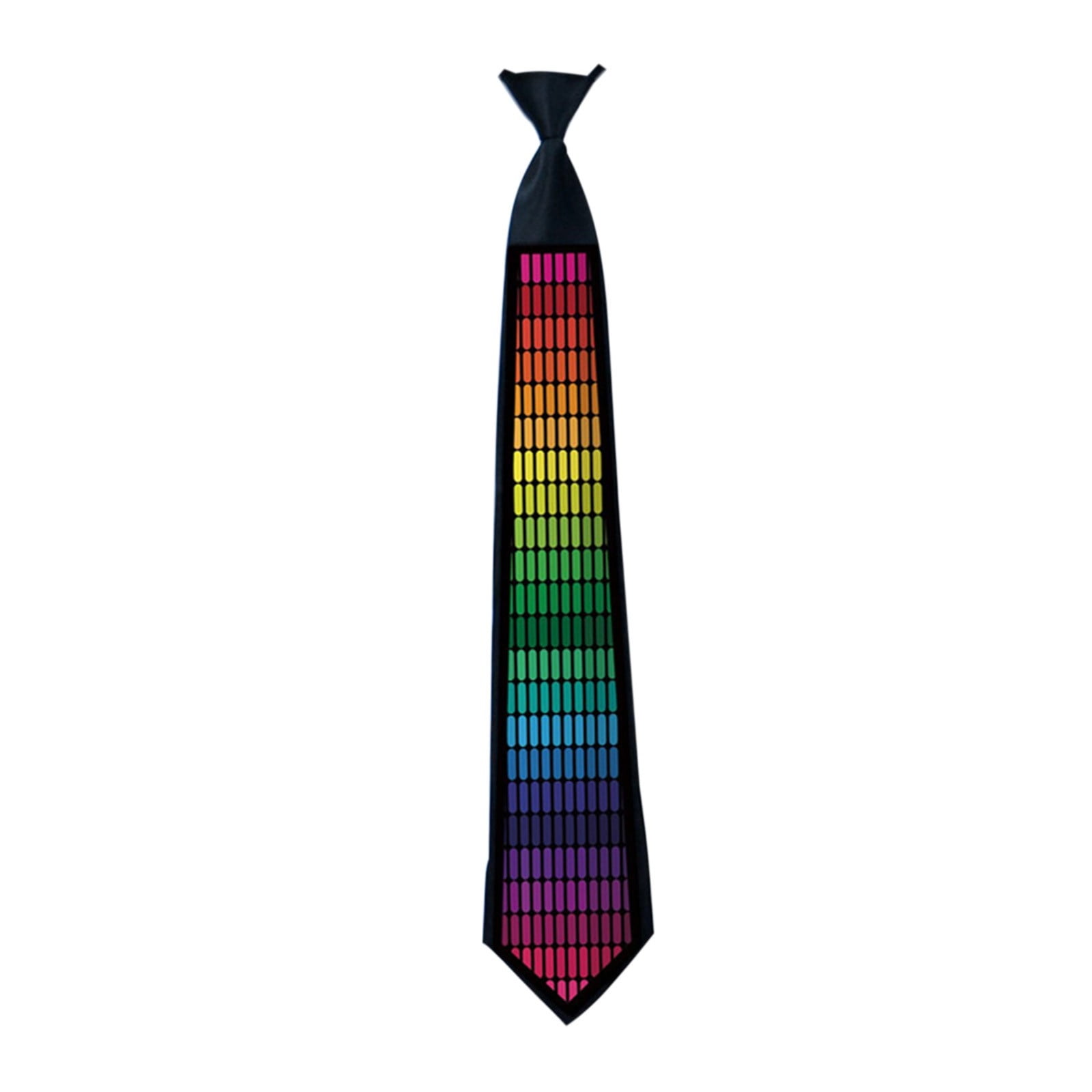 Bfogop Sound Control Light Up Tie With Follow Music Flash Novelty ...
