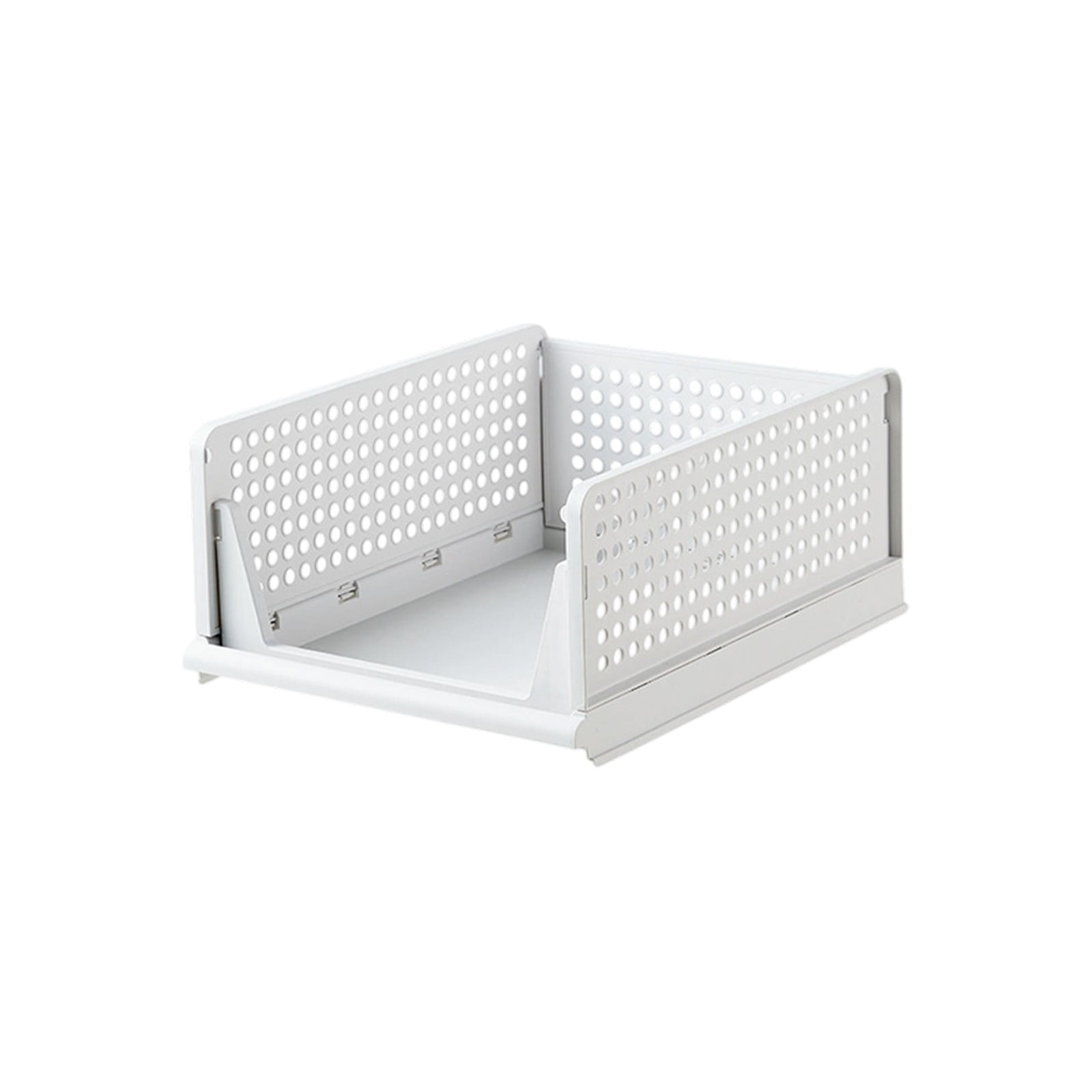 Bfogop Stackable Closet Storage Basket - Stackable Storage Bins ...