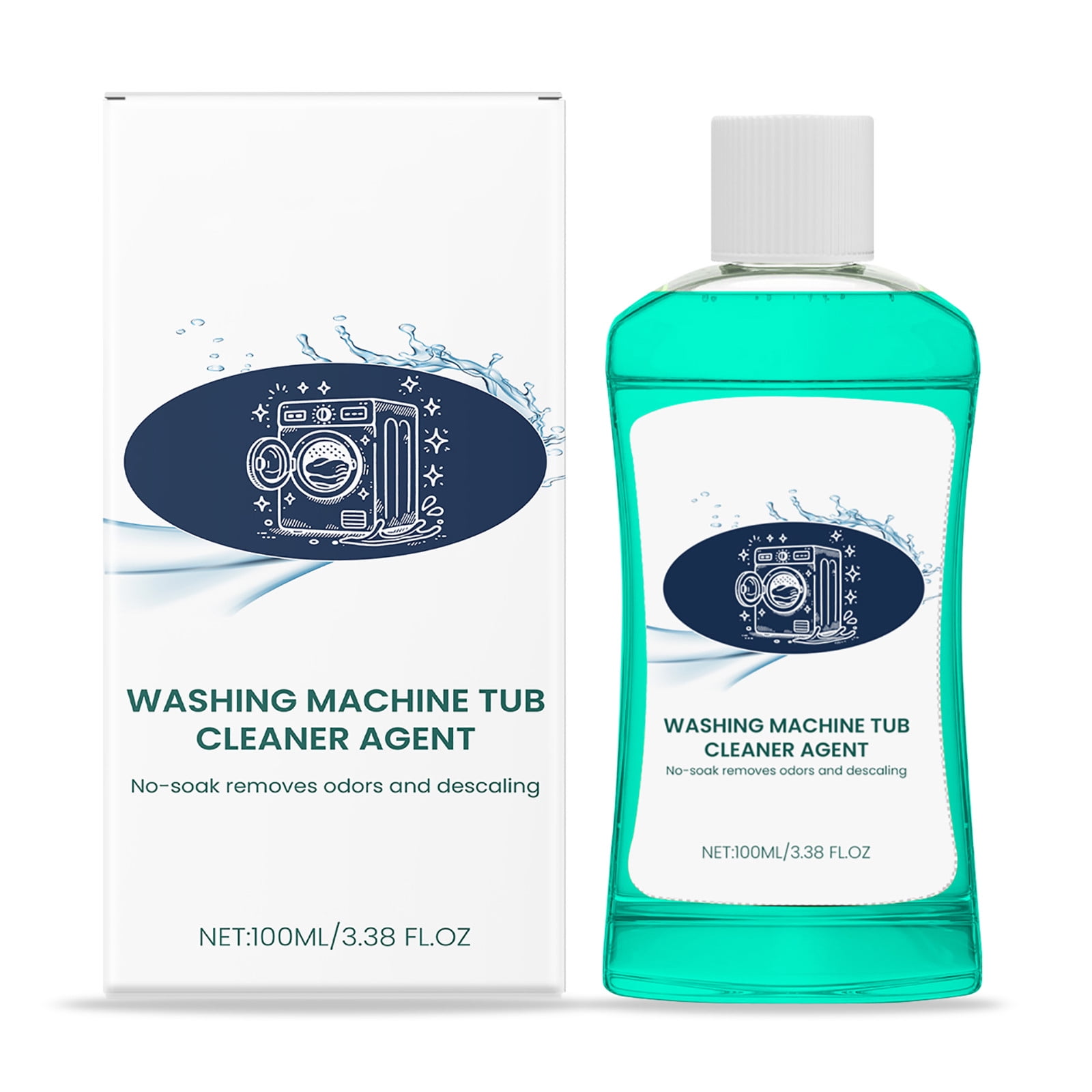 Bfogop Washing Machine Cleaner For All Washers 100ml(Top Load, Front ...