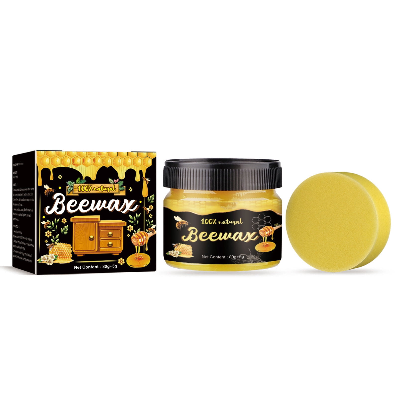 Bfogop Wood Seasoning Beewax Natural Beewax Traditional Wood Wax ...