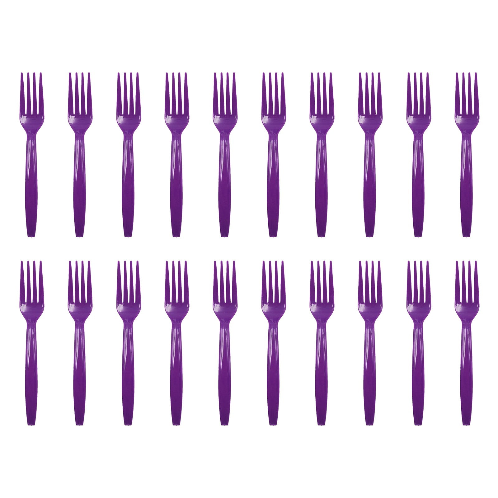 Bgageg Clear Plastic Forks Party Disposable Forks Utensils Plastic