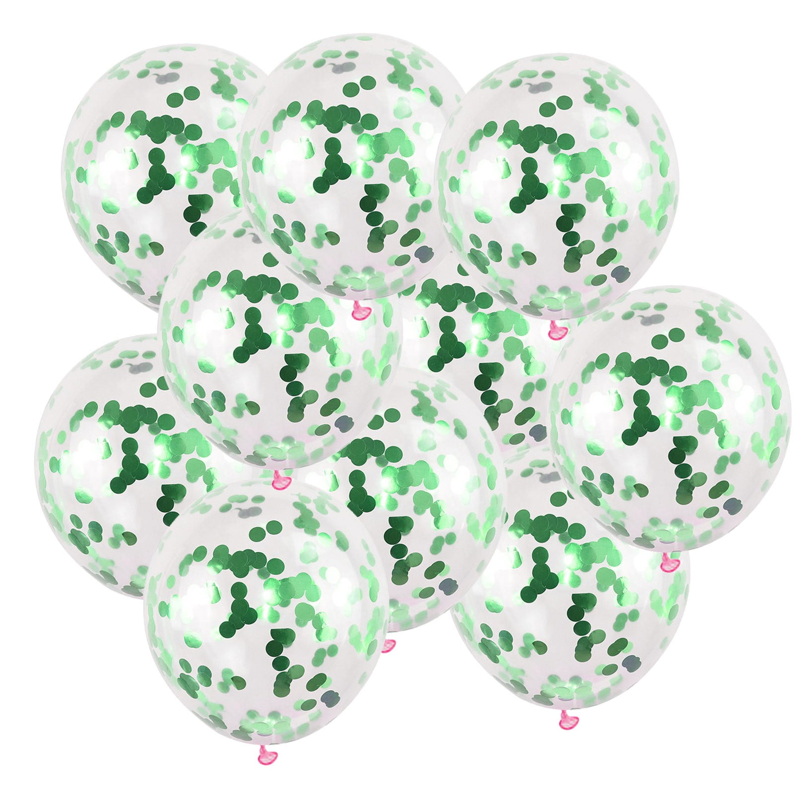 Bgageg Confetti Balloons 10pack 12inch Transparent Party Balloons With ...
