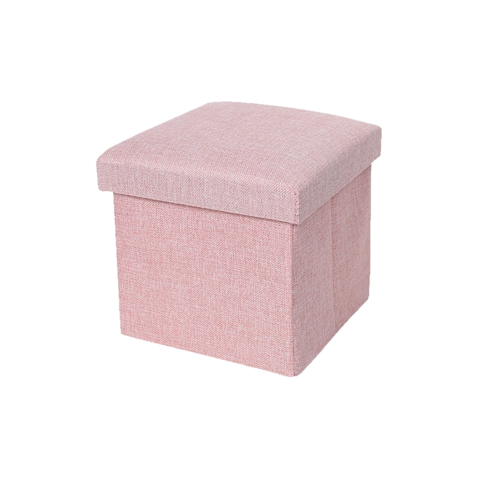 Bgageg Folding Storage Ottoman Cube Saving Storage Toy Box Foot Rest ...