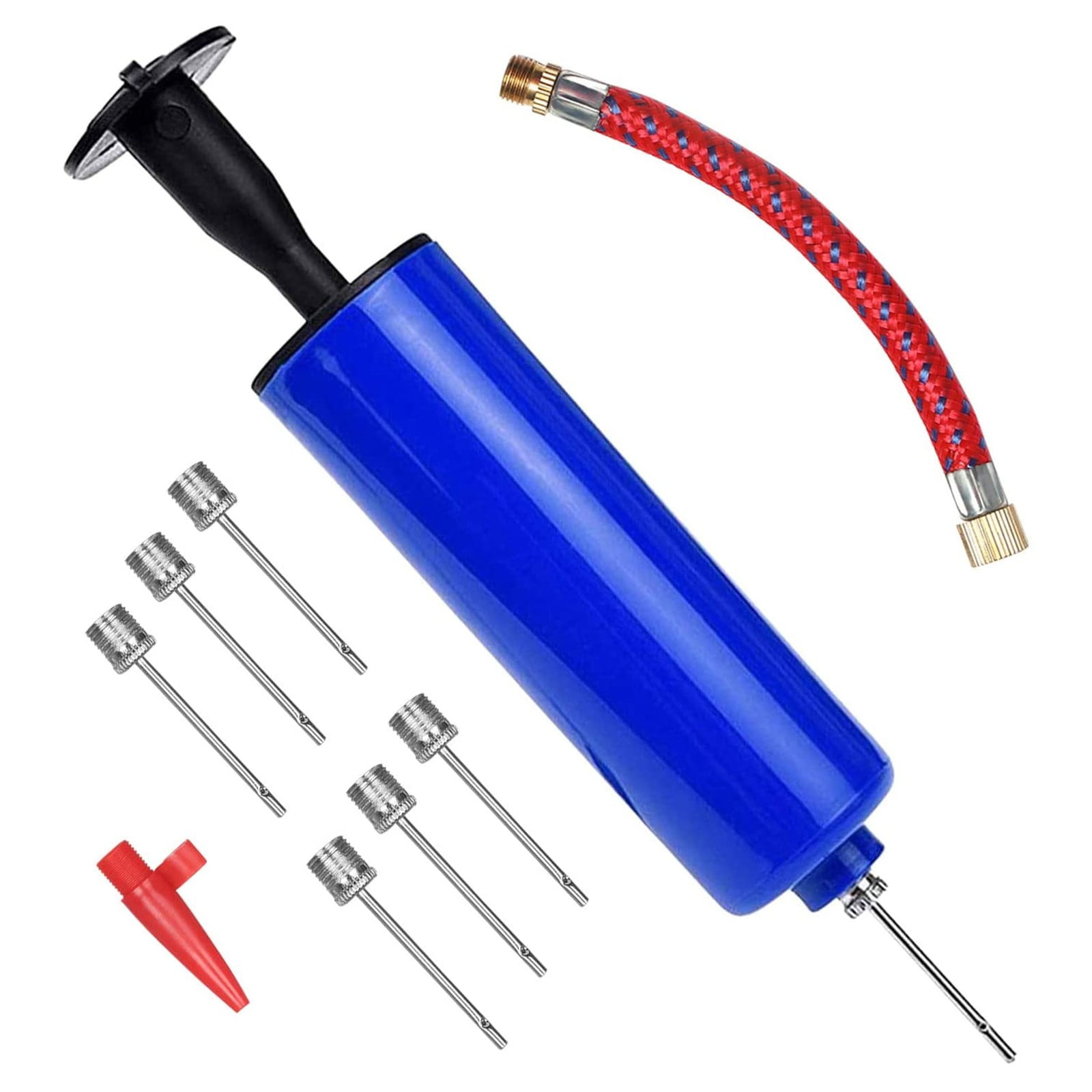 Bgageg Hand Inflator Kit With Needle Nozzle Extension Hose For ...