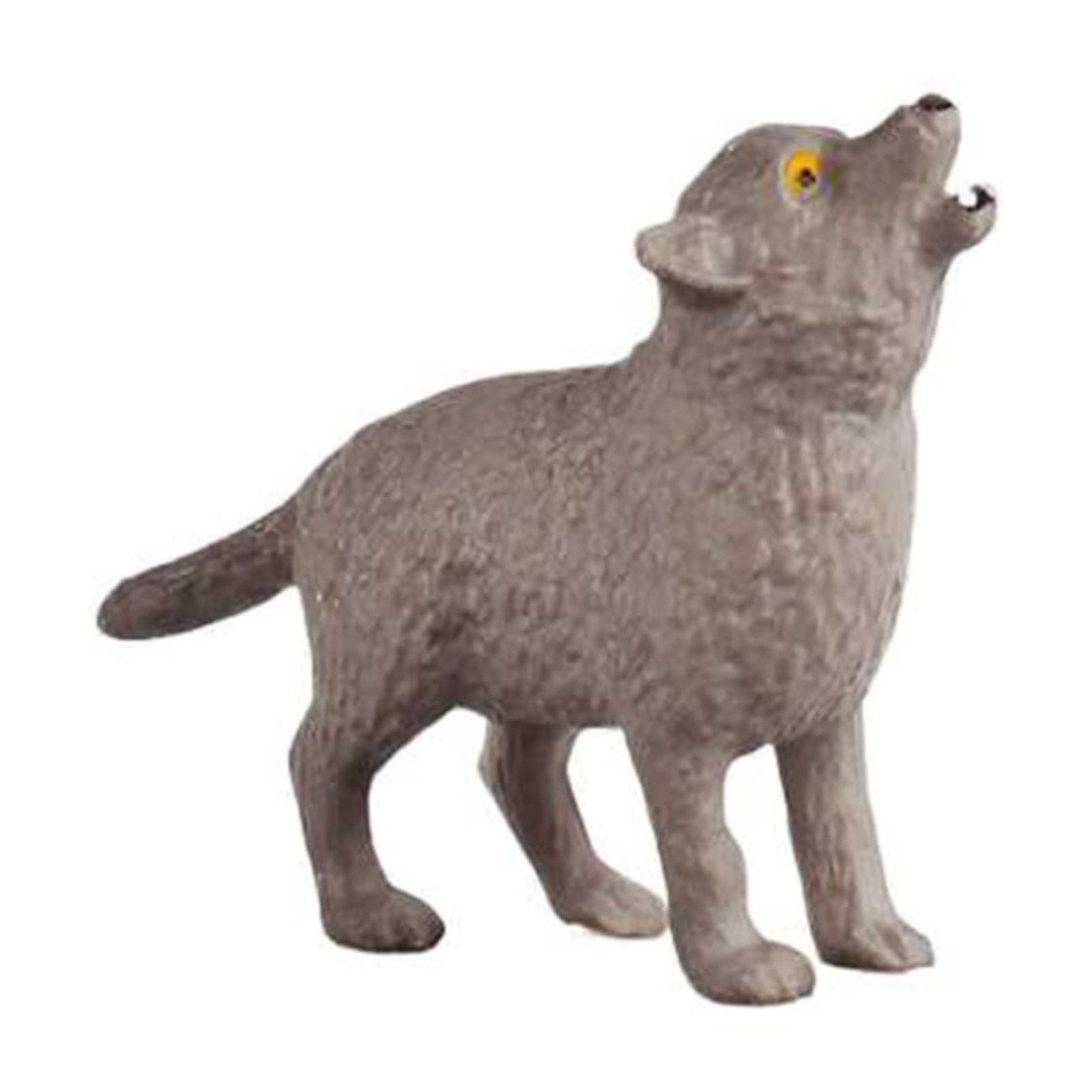 Bgageg Wolf Figures Animal Wolf Toy Figurines Plastic Jungle Animal ...