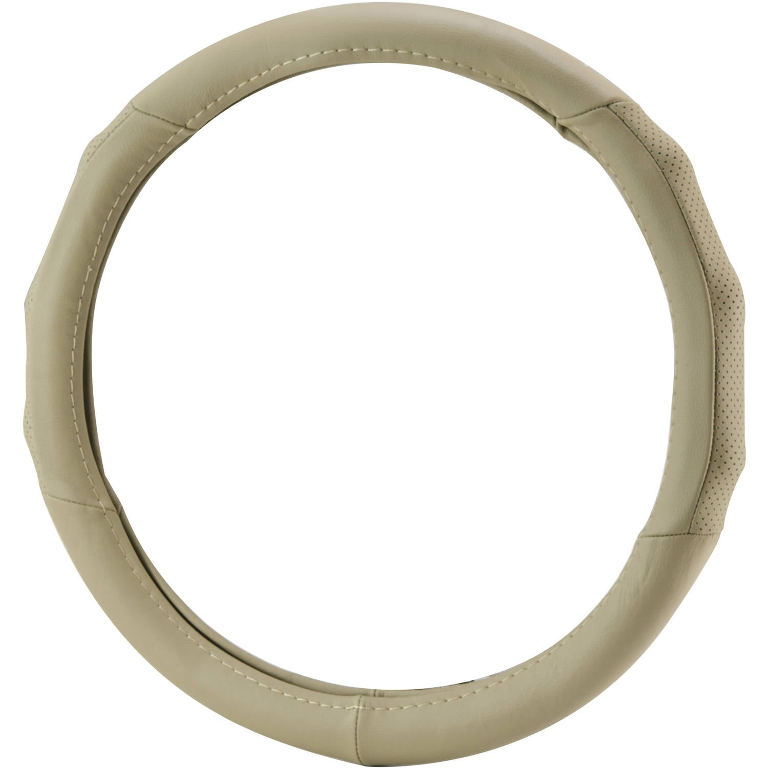 Auto Drive Leather Truck Steering Wheel Cover Luxury Fit 15.5-16.5 Inch ...