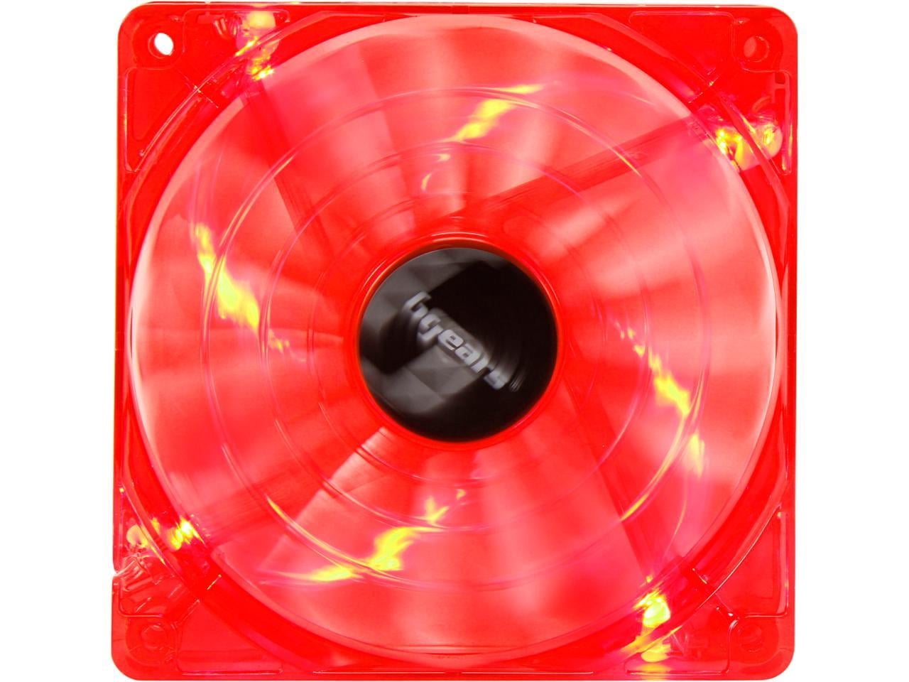 Bgears b-PWM 120 Red 120 mm Red LED PWM technology mini 4 pin 4 wire 2 ...