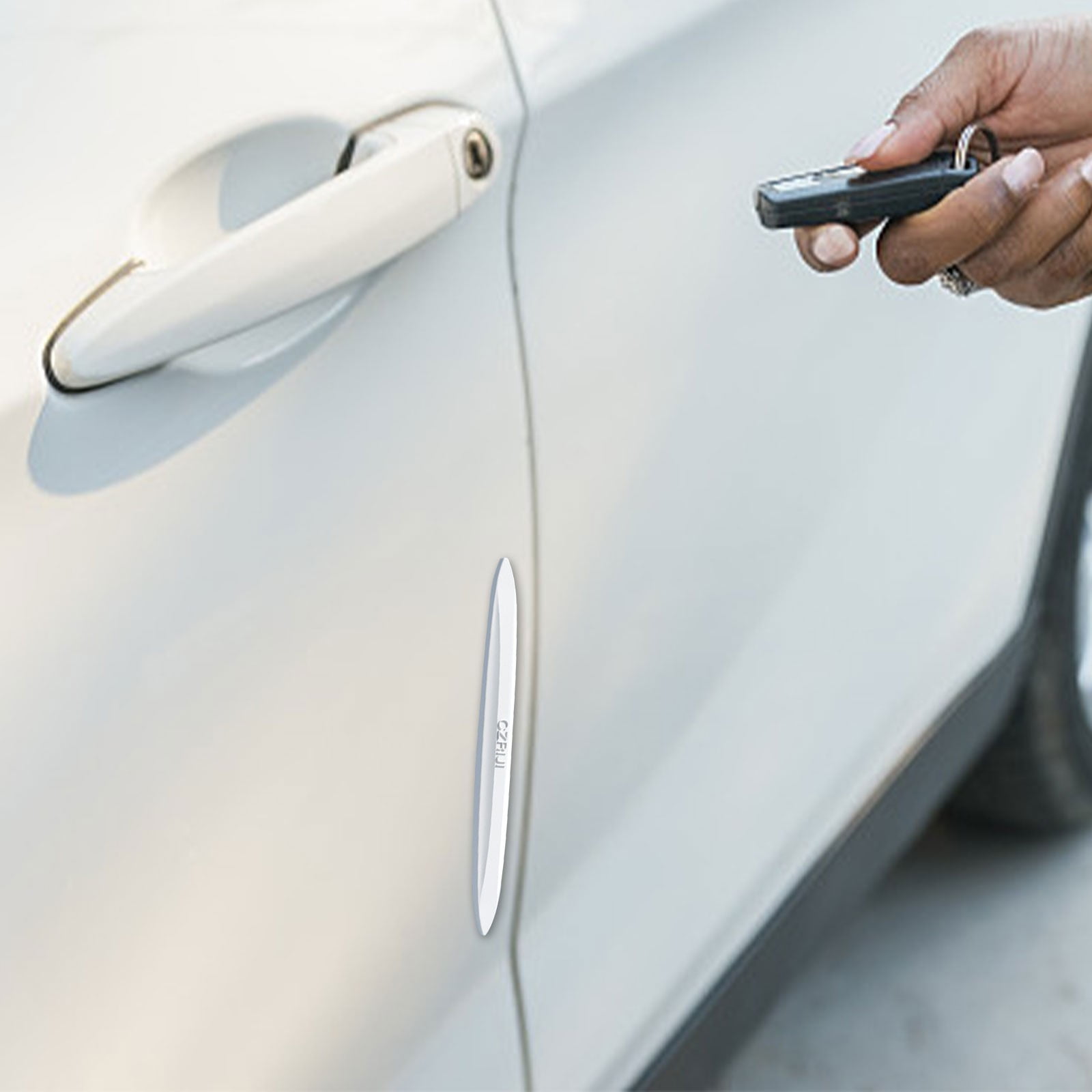 Bgliely Invisible Car Door Anti-Collision Strips - Soft PVC Material ...