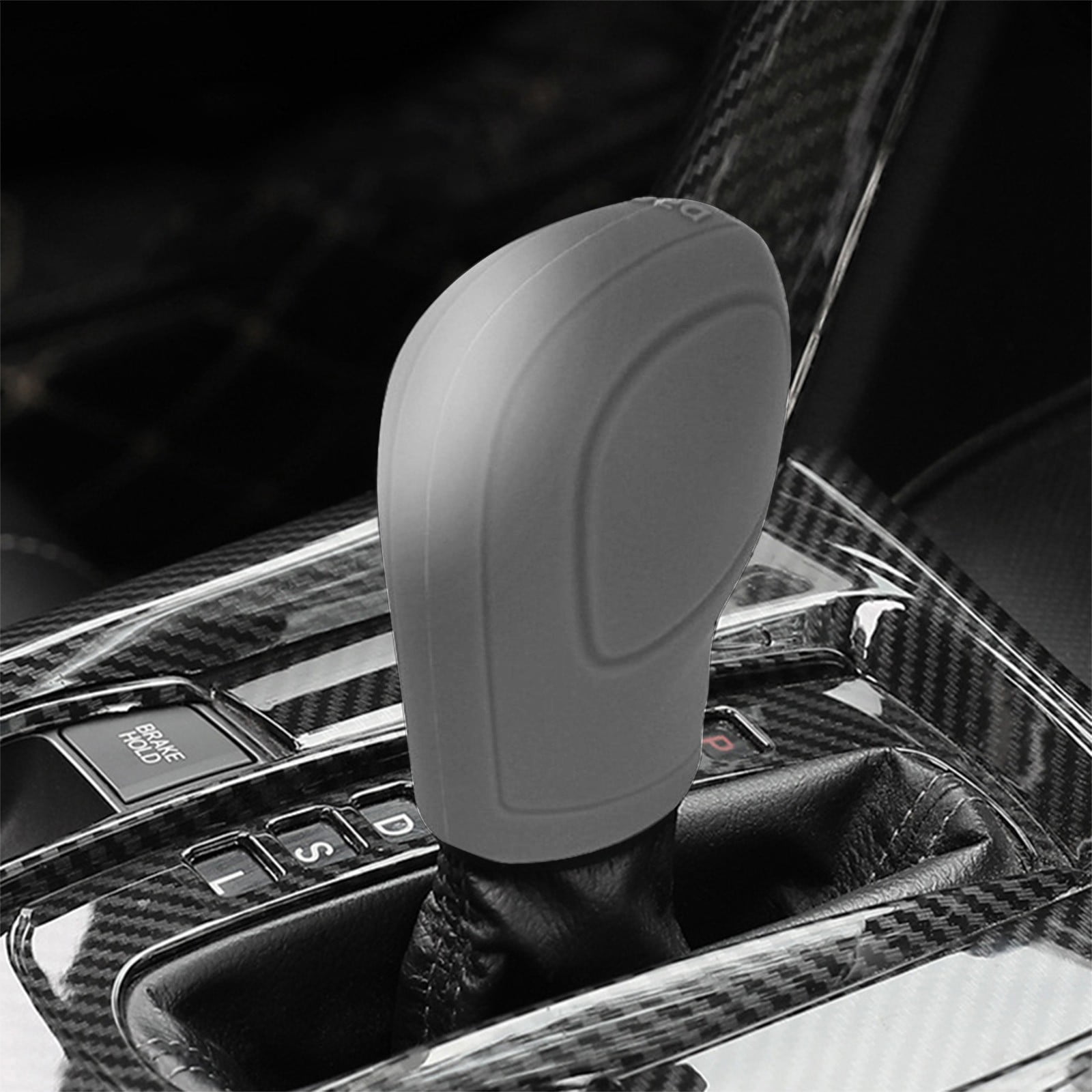 Bgliely Universal Anti-Slip Car Gear Shifter Knob Cover, Elastic Auto ...