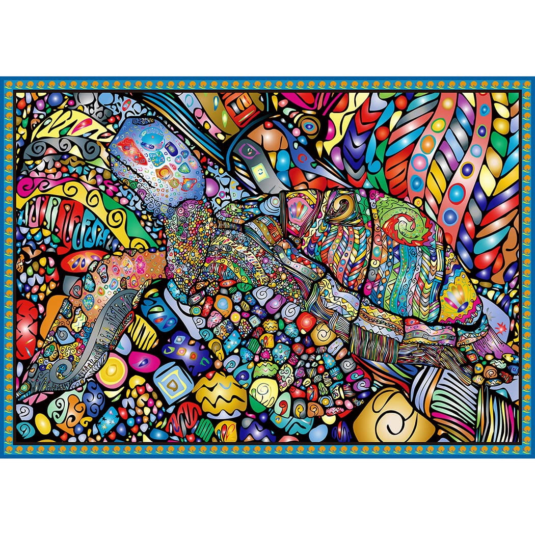 Bgraamiens Puzzle-The Sea Turtle-1000 EC36 Pieces Creative Animal ...