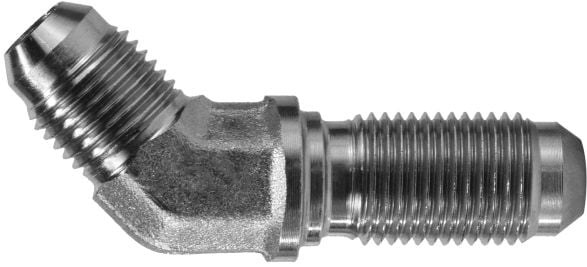 Bh Union 45 El 1-5/8-12X1-5/8-12, Bulkhead Fittings Steel 37 Degree JIC ...