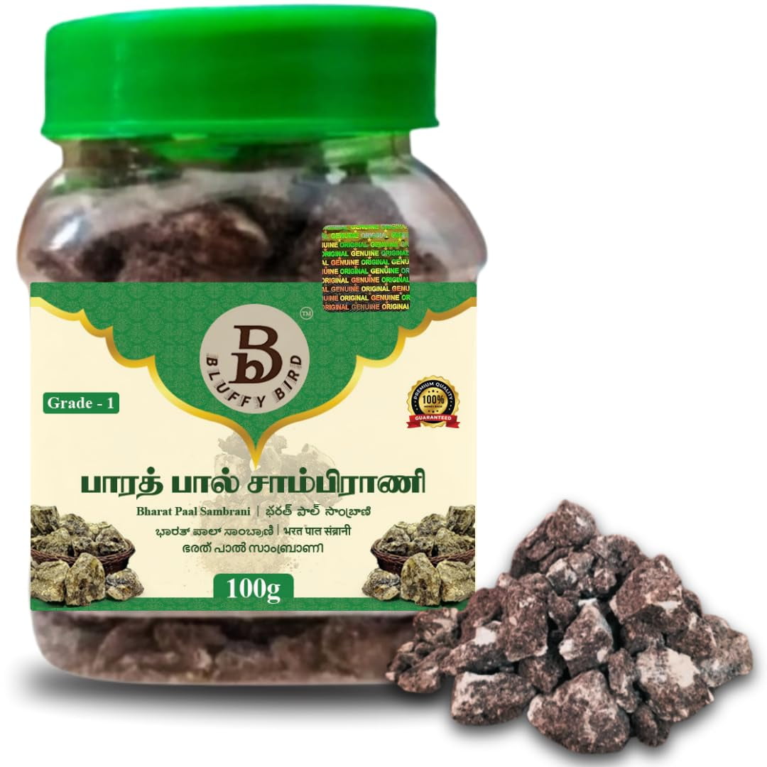 Bharat Paal Sambrani Pure Natural Fragrance Indian Ancient Loban Dhoop Original Gum BenzoinPack ...