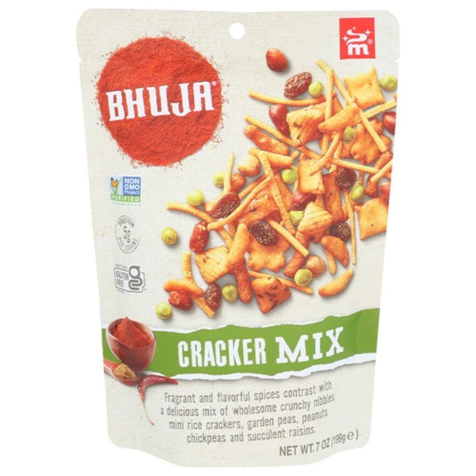 Bhuja Snacks Cracker Mix Gluten Free 7 oz Pack of 4 - Walmart.com