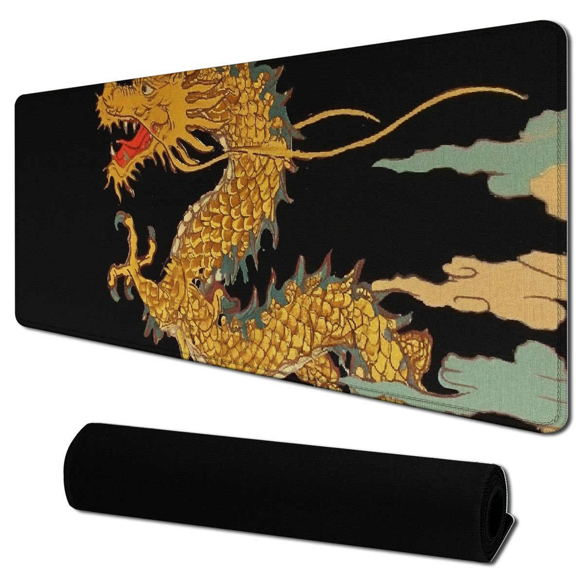 Bhutan Bhutanese Druk Dragon Funny Desk Mat Protector Non-Slip Mouse ...