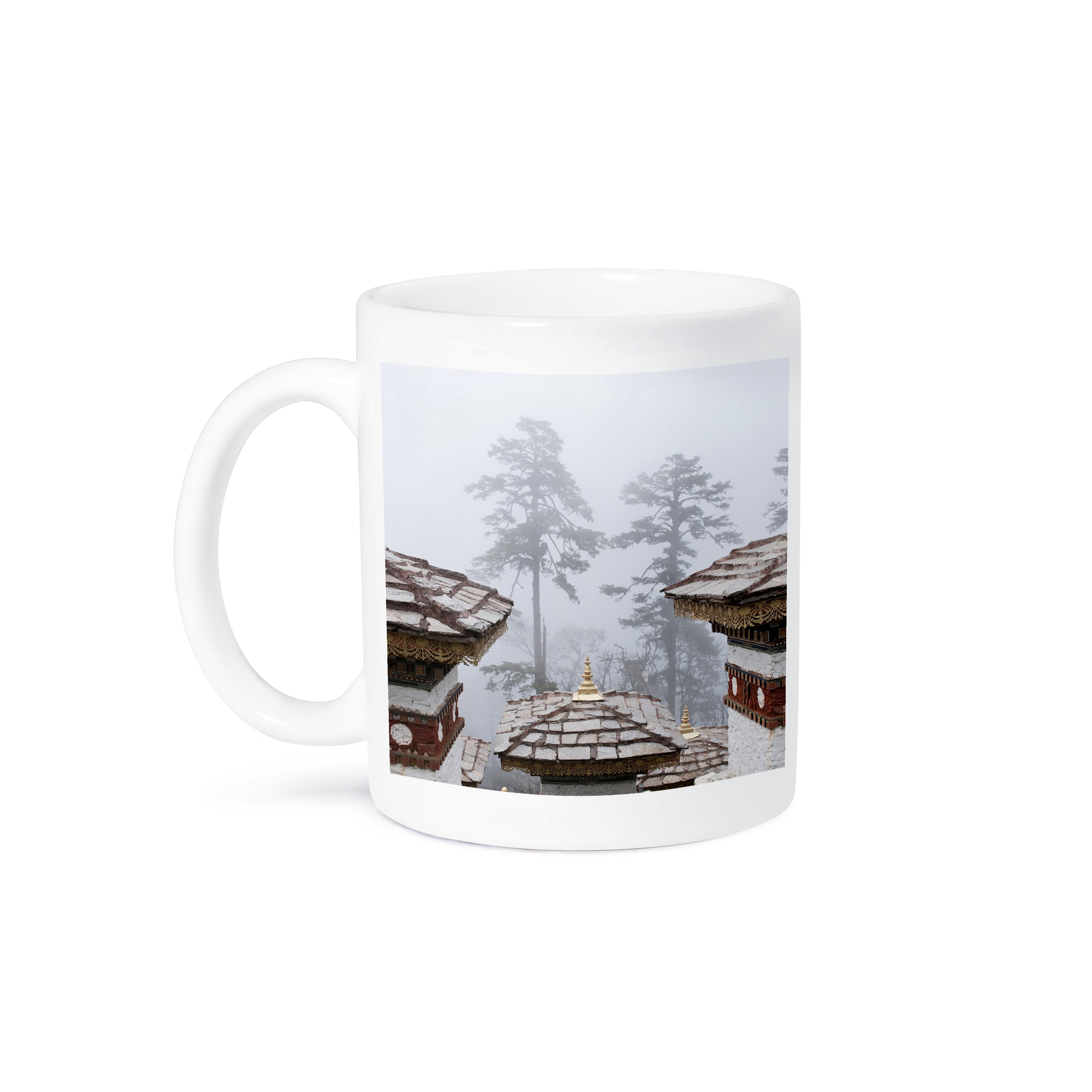 Bhutan, Dochu La. Chortens, Stupas, Temple - As04 Bja0030 - Jaynes ...
