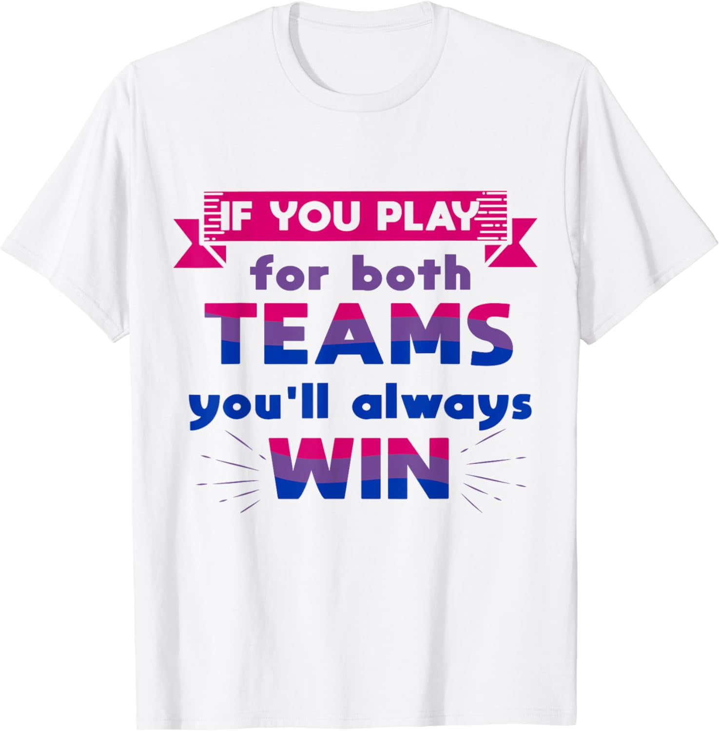Bi Bisexual Saying Pride Flag LGBTQ Inspirational LGBT Gift T-Shirt ...