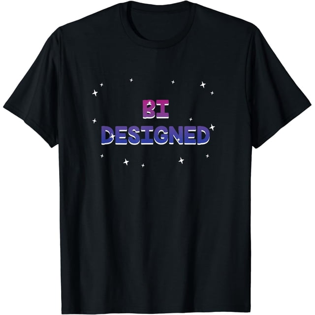 Bi Designed Bisexual Pride Month Bi Pride LGBT Community T-Shirt ...