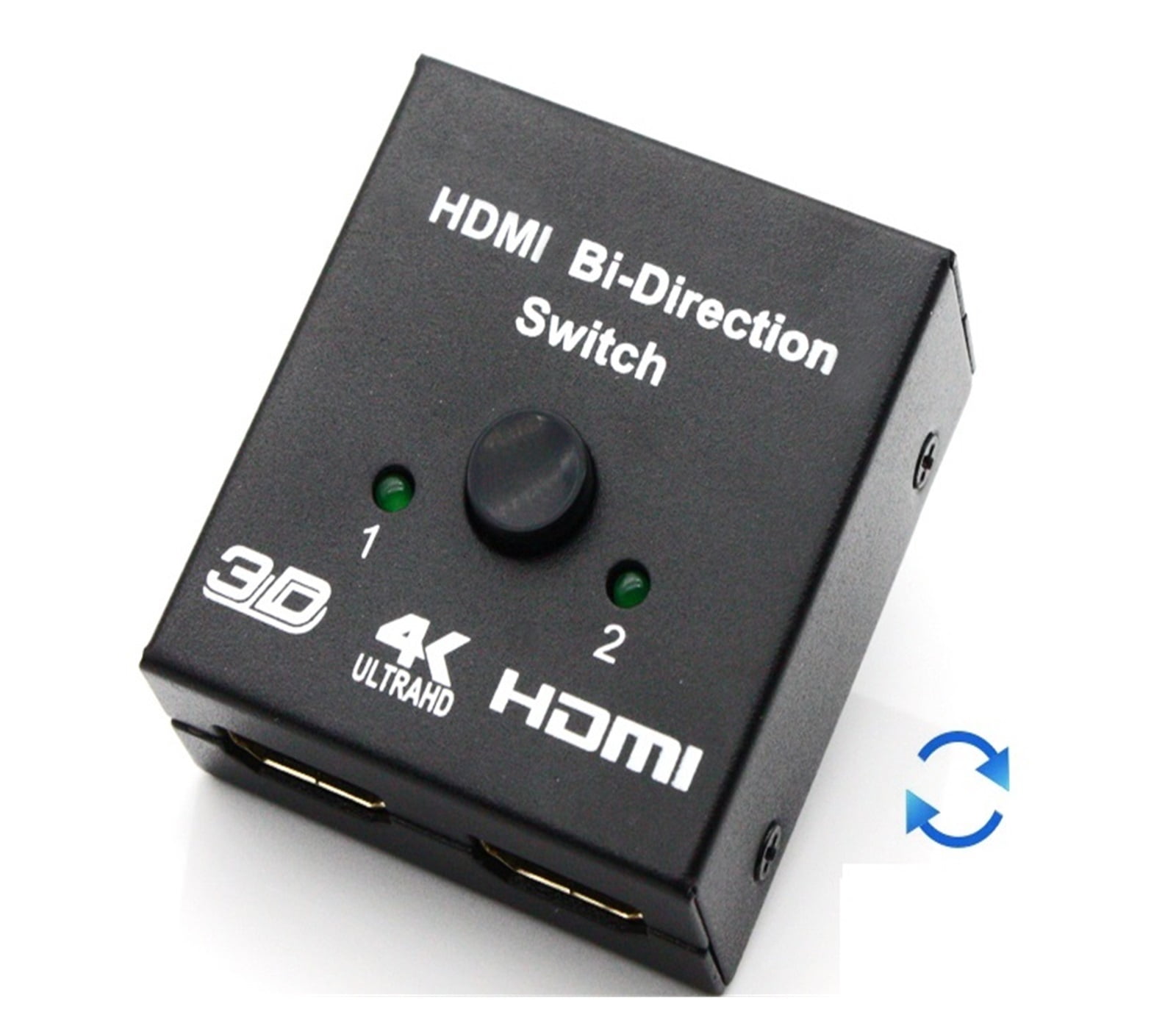 Bi-Direction 4K Switcher 2 In 1 Out -compatible Splitter 1x2/2x1 ...