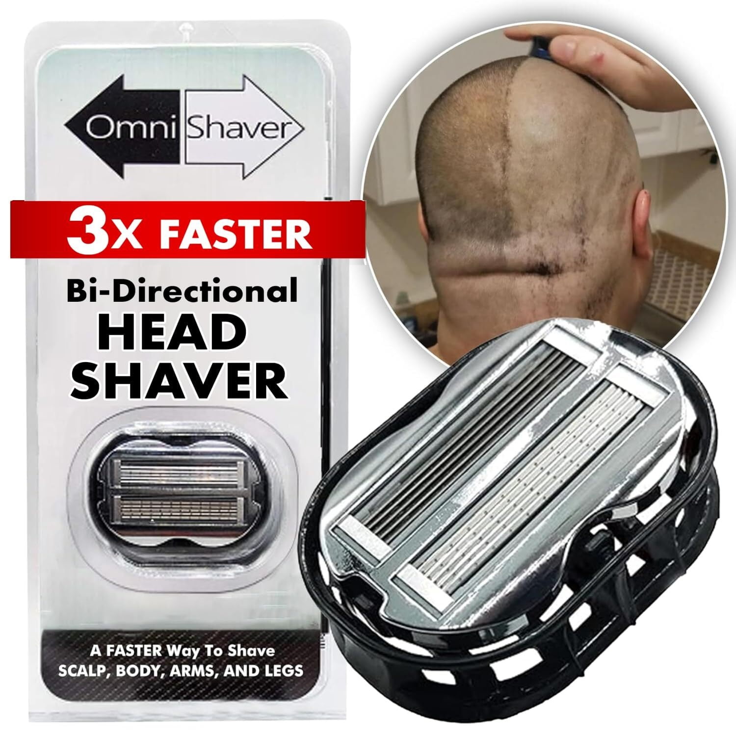 Bi-Directional Shavers for Men & Women | Quick, Smooth, and Safe | Self ...