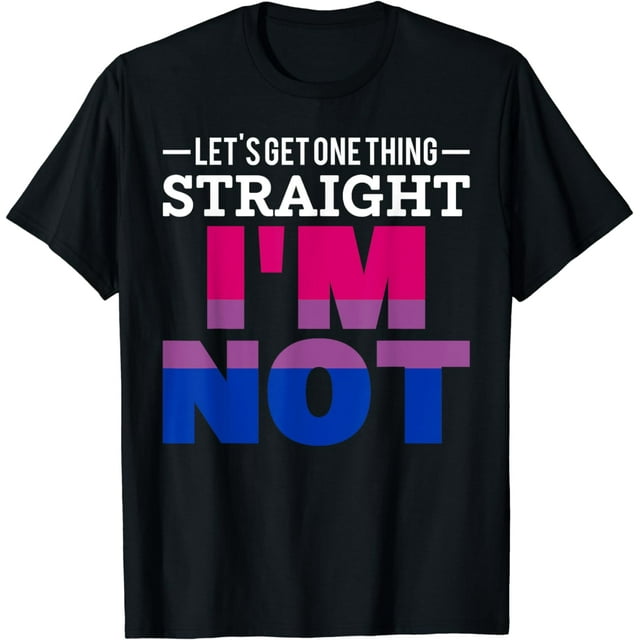 Bi Flag Funny LGBTQ Pride Month Bisexuality Gift Bisexual T-Shirt ...