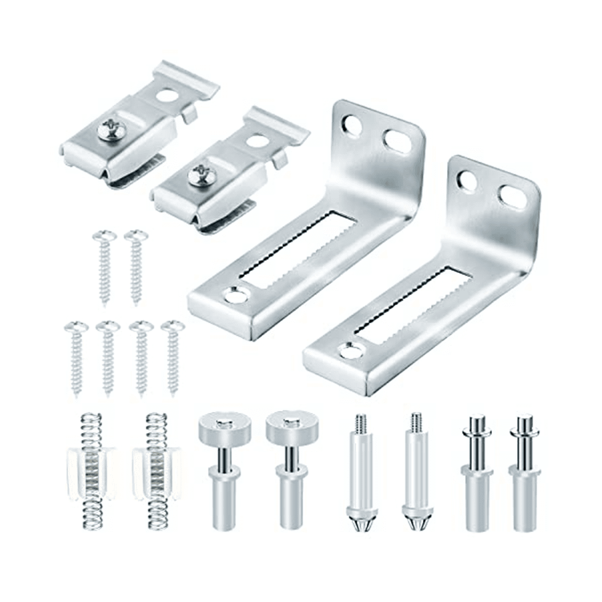 Bi-Fold Door Hardware Repair Kit, Closet Door Hardware for 3/8 Inch Thick Doors,with Top and ...