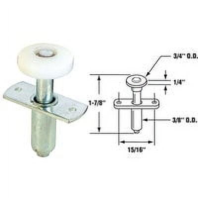 Bi-Fold Door Spring-Loaded Guide Wheel (2-pack) - Walmart.com