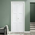 30" x 80" 3 Panel Solid Core Bifold Doors with Hardware Kit & Knob ...