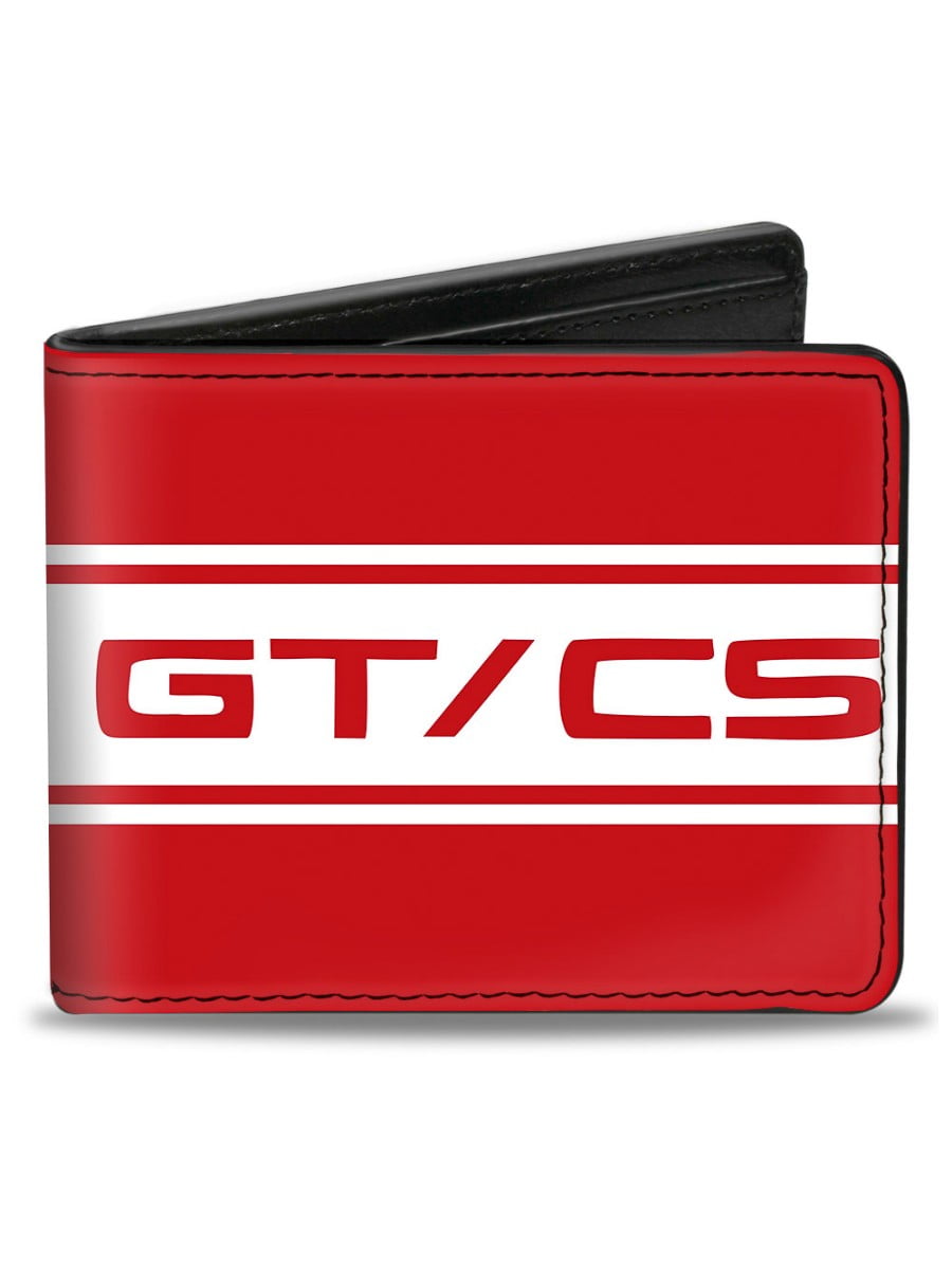 Ford Wallet, Bifold, Ford Mustang GT CS Stripe Red White, Vegan Leather ...