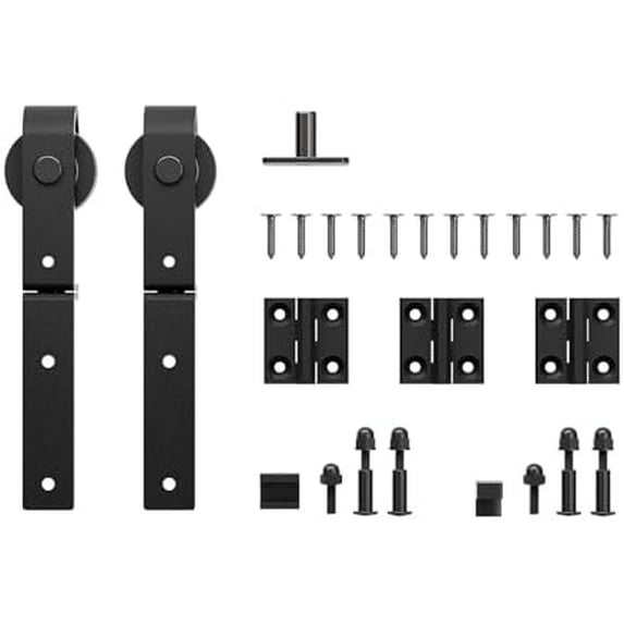 Bi-Folding Barn Sliding Door Hardware J Shape Roller Kit-Only Roller ...