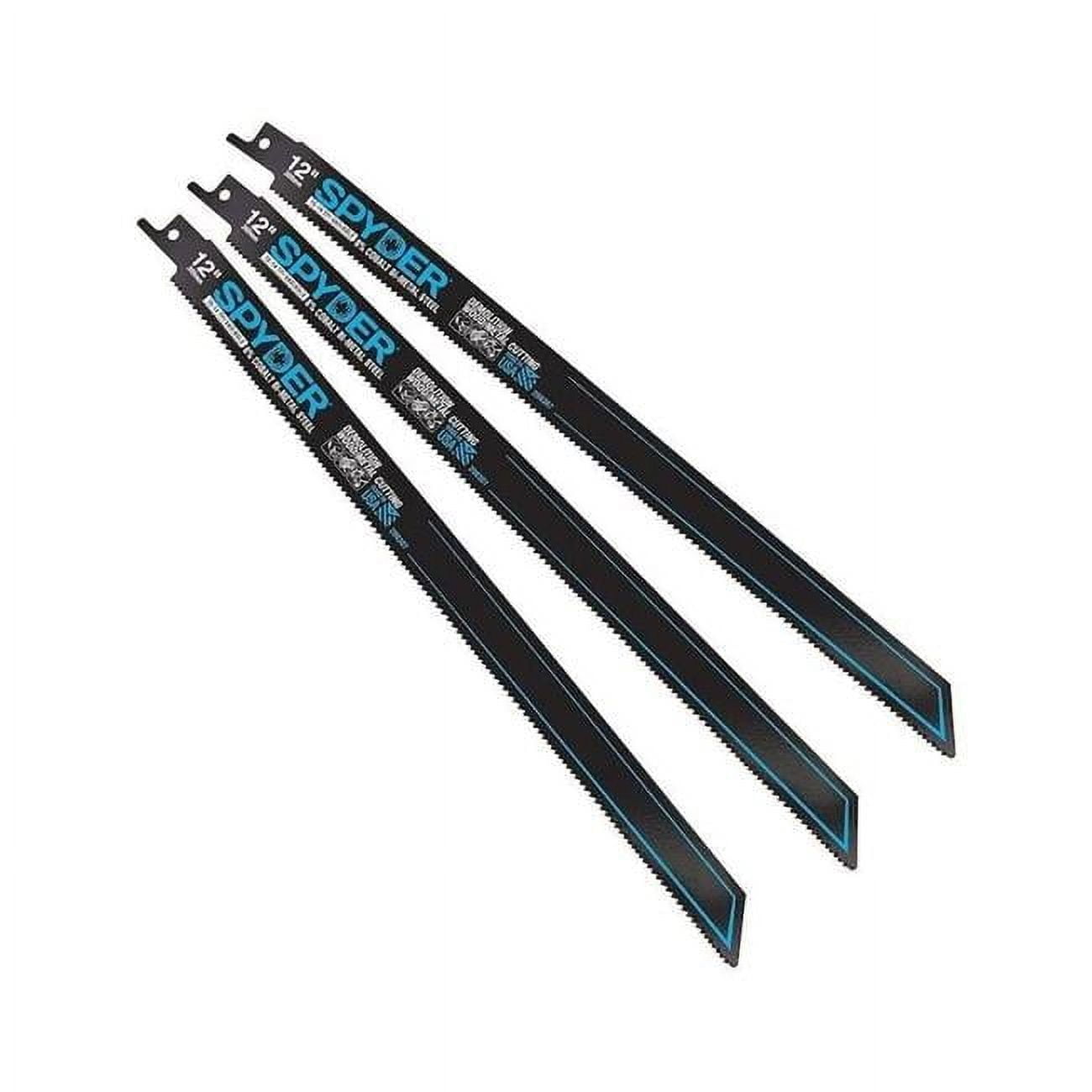 Bi-Metal 10/14 TPI 9" Reciprocating Saw Blades - 3 Pack - Spyder 200307 ...