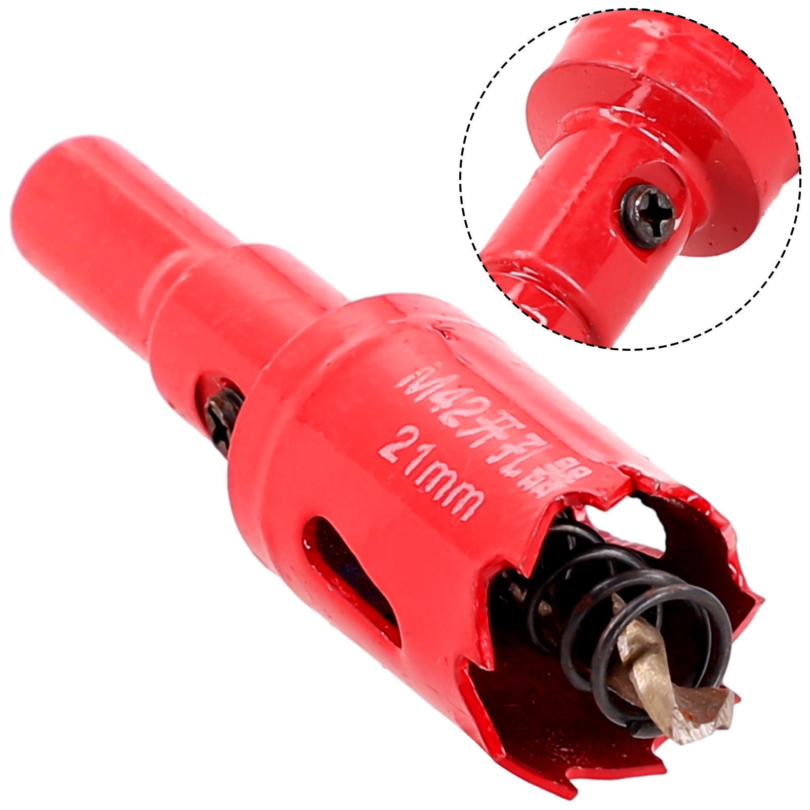 Bi Metal Hole Saw 15 Mm-50 Mm Drill Bit Arbor for Pilot Hole Saw Metal Wood Plastic 21Mm ...