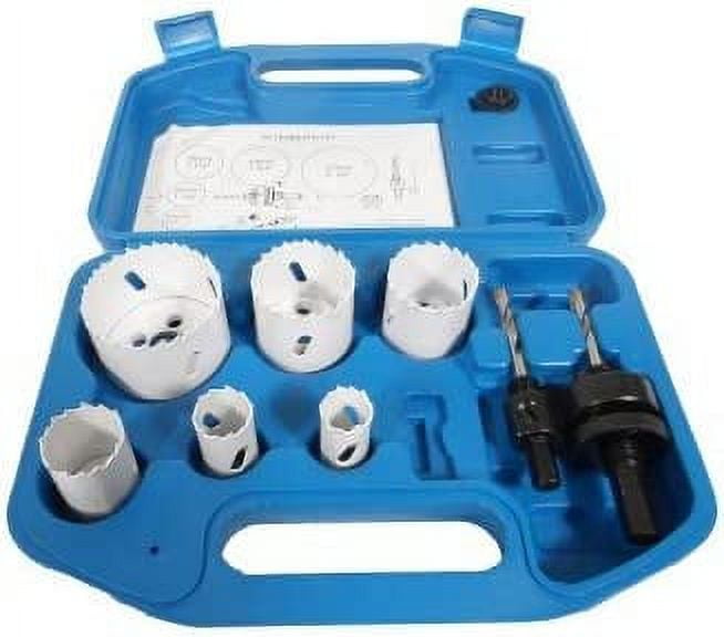 Bi-Metal Round Drill Bits Circular Saw Bit Set (9 Piece Set) - Walmart.com