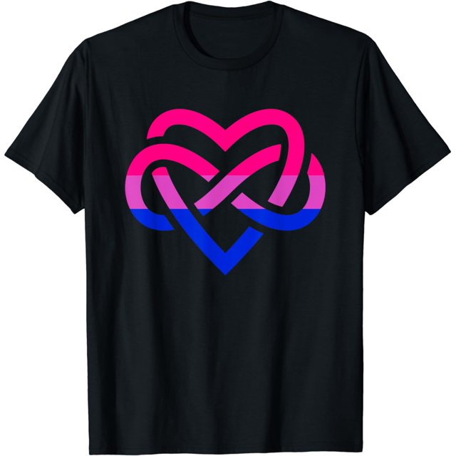 Bi Polyamorous - Throuple Bisexual Flag Polyamory T-Shirt - Walmart.com