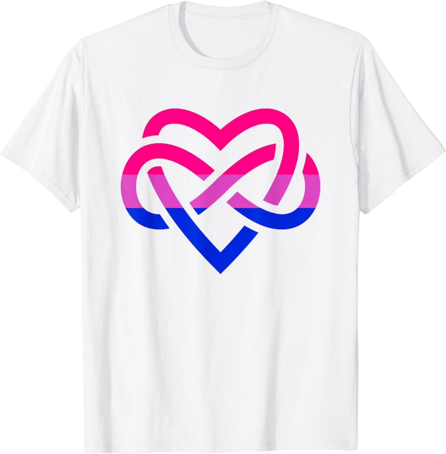 Bi Polyamorous - Throuple Bisexual Flag Polyamory T-Shirt - Walmart.com