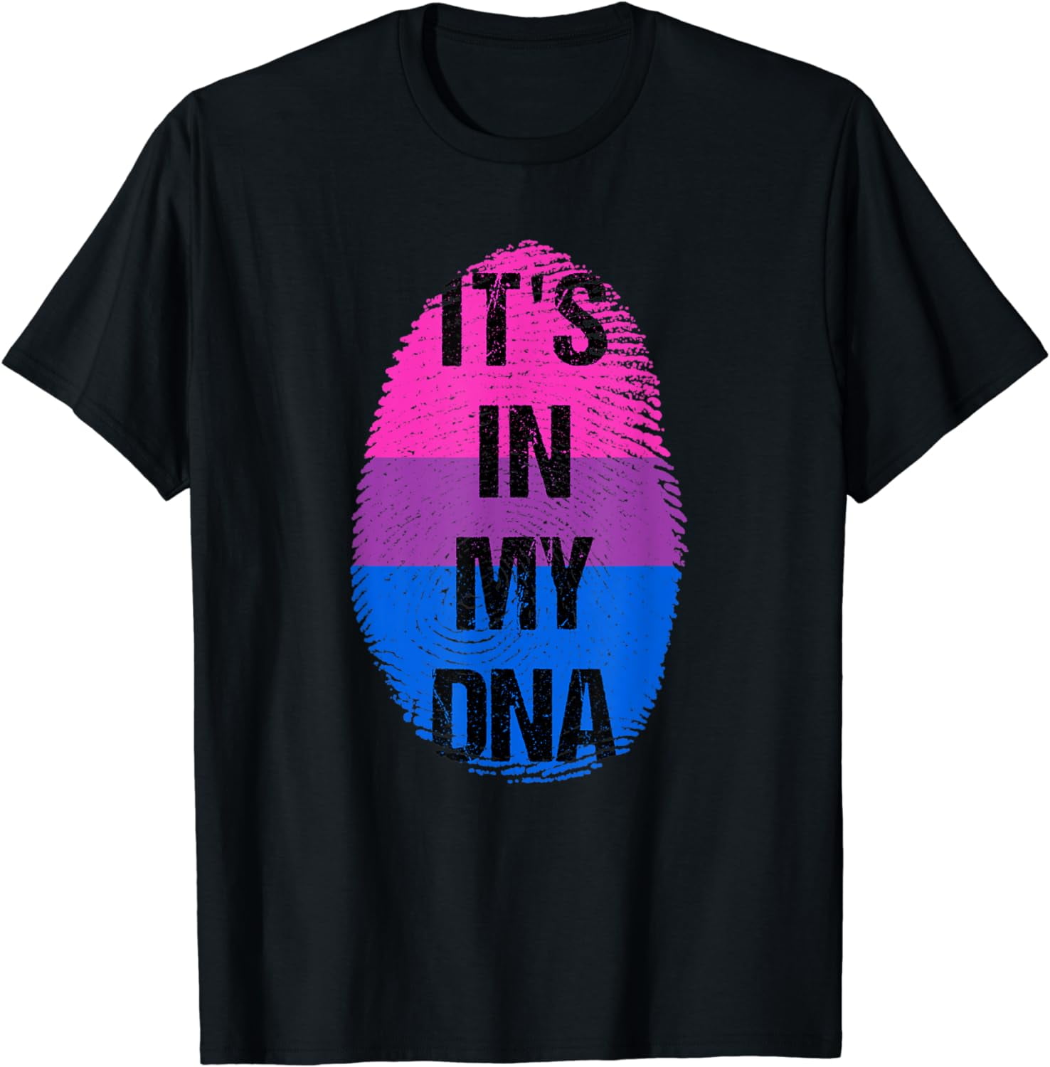 Bi Pride Month LGBTQ LGBT Bisexual Flag T-Shirt - Walmart.com