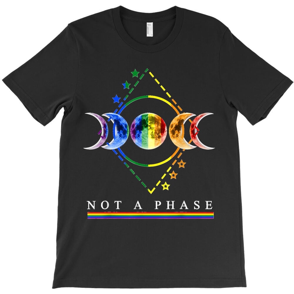 Bi Pride Not A Phase LGBT Bisexual Pride Moon Themed Pride Gift H077 ...