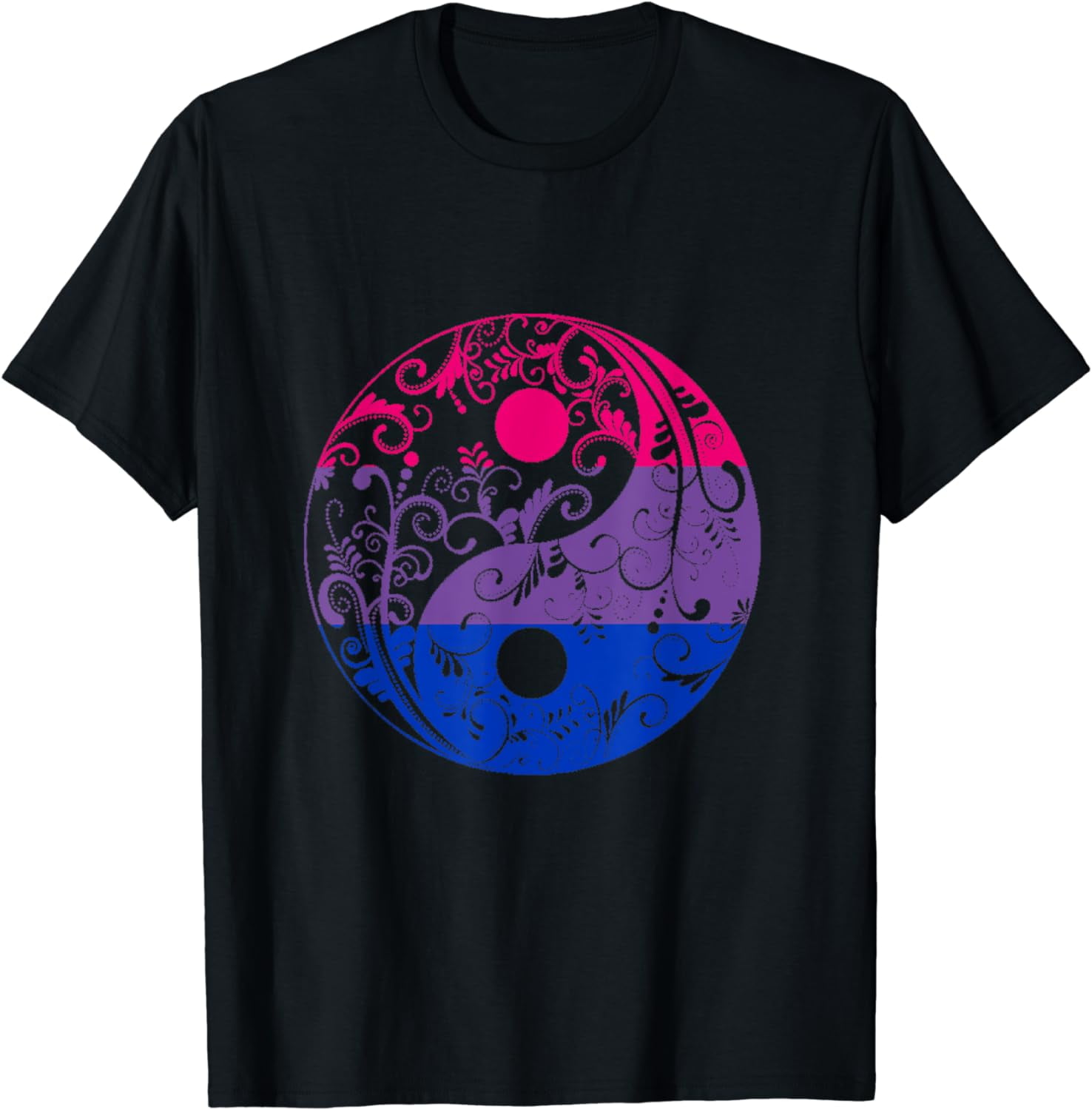 Bi Pride Yin Yang Bisexual Bisexuality Bisexual Pride LGBTQ T-Shirt ...