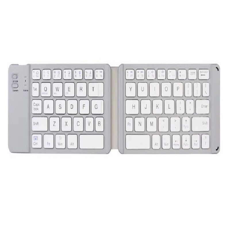 Bi-fold/Three Fold Wireless Foldable Keyboard Computer Office Silent ...