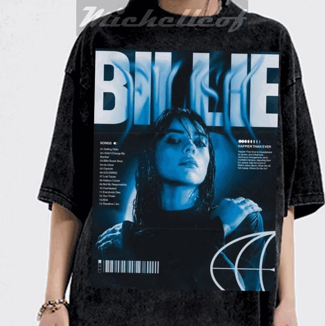 Bi.ll.ie_E.ili.sh 2024 Shirt Vintage 90s Bi.ll.ie_E.ili.sh Tee Bootleg ...