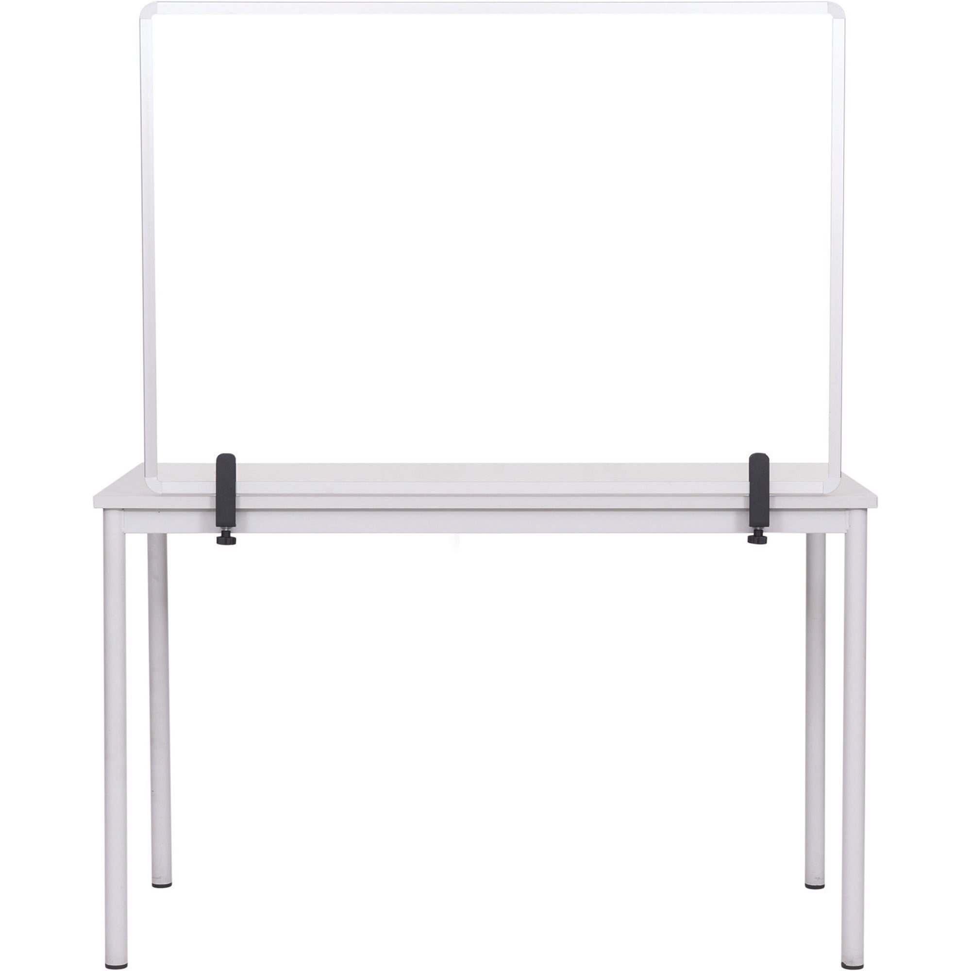 Bi-silque, BVCGL08019101, Framed Glass Desktop Barrier, 1 Each ...