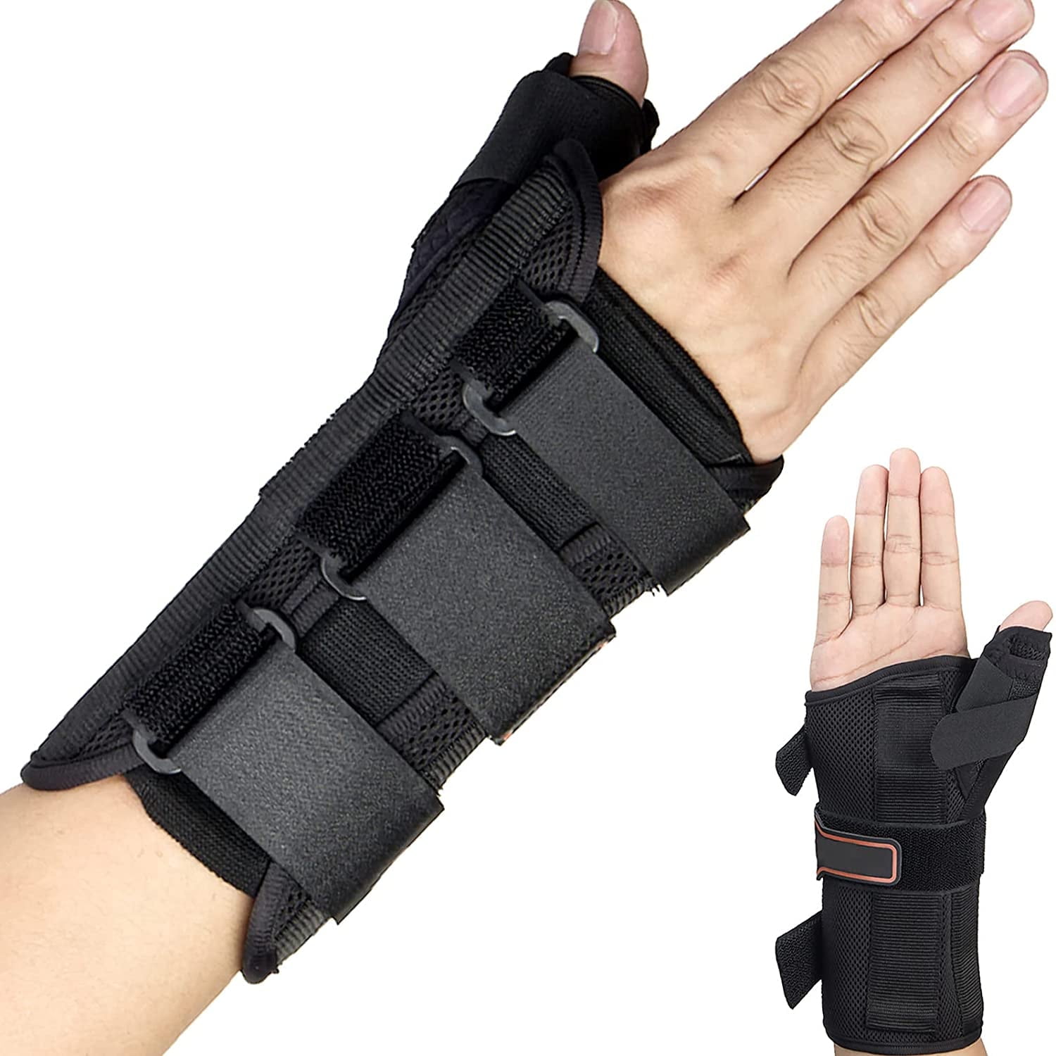 BiBzu Wrist Brace & Thumb Spica Splint. for De Quervain's Tenosynovitis ...