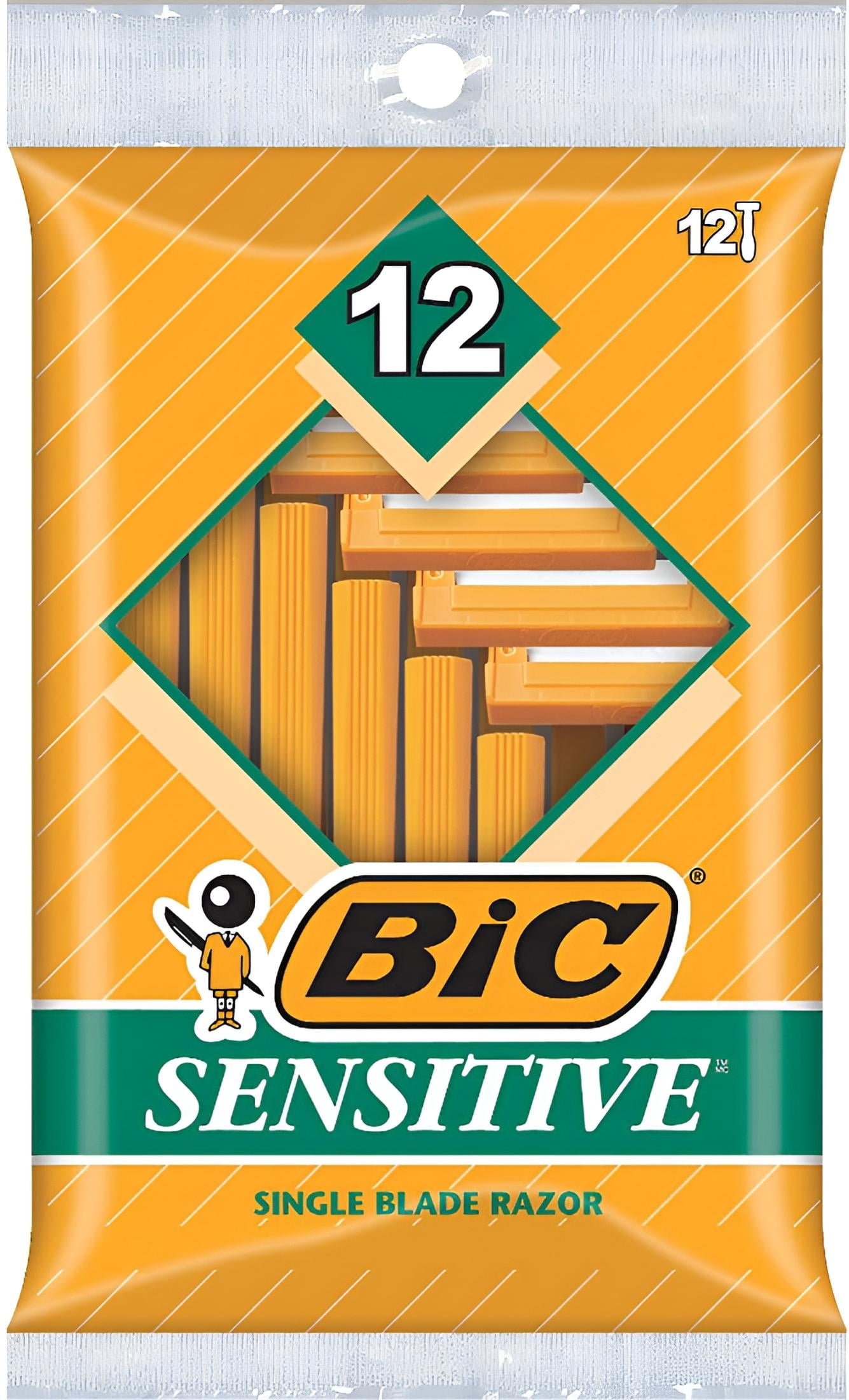 BiC Sensitive Disposable Razors, 1 Blade, 12 Ct (3 Pack) (Bundle ...